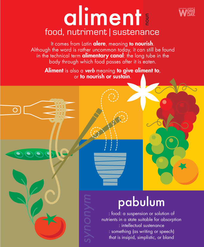 Aliment – Pabulum: nutriment | iwork3 | alex chong