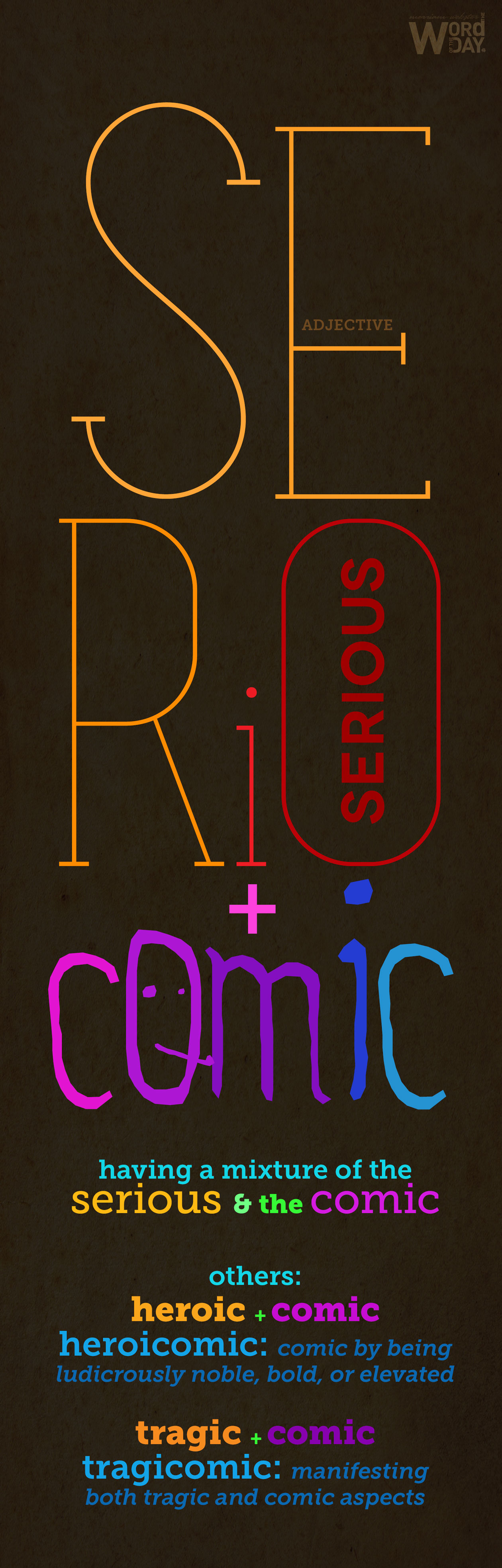seriocomic: serious + comic | iwork3 | alex chong