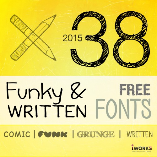 35 Funk & Written fonts 2015 | iwork3 | alex chong